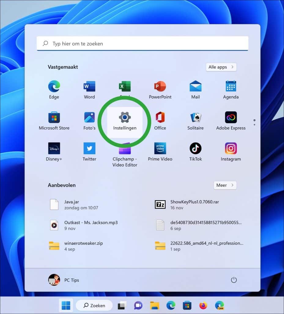 Dit zijn 6 manieren om de Windows 11 instellingen te openen