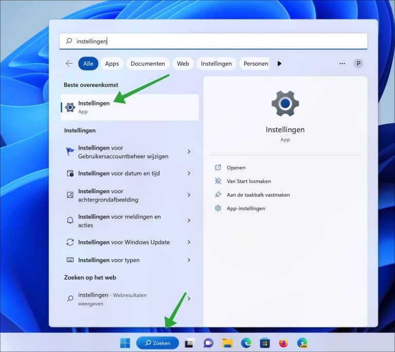 Dit zijn 6 manieren om de Windows 11 instellingen te openen