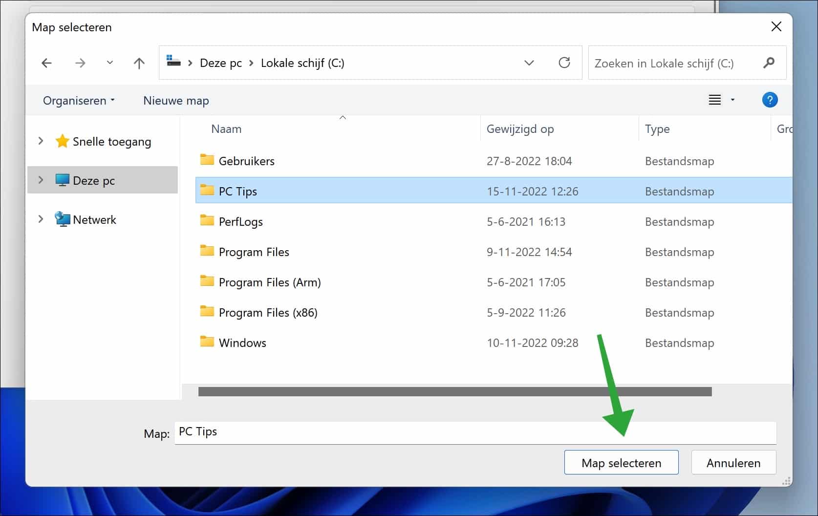 Specifieke mappen uitsluiten in Windows 11 zoeken