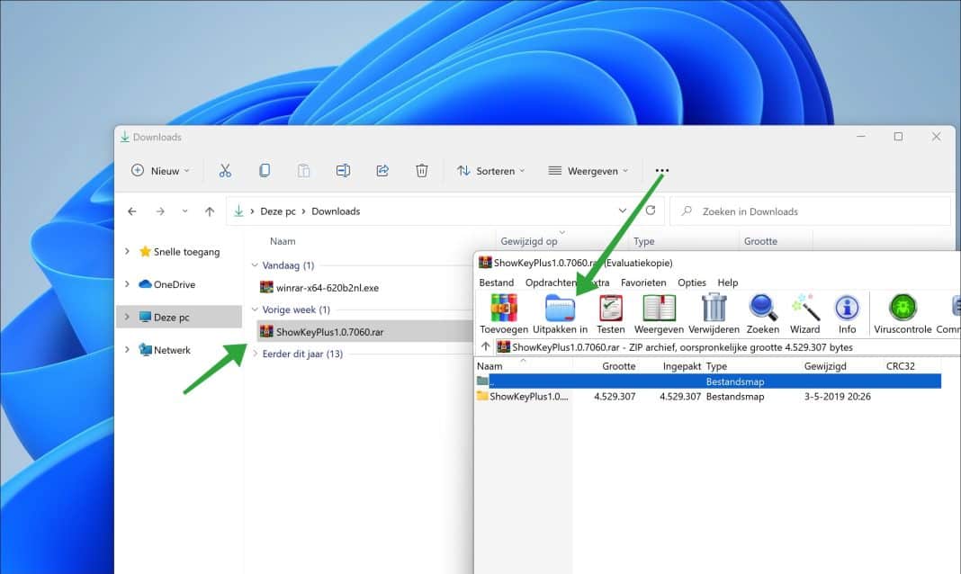 RAR bestand openen in Windows 11? Zo werkt het!