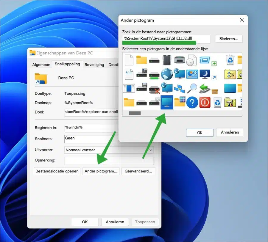 "Deze PC" snelkoppeling vastmaken aan de taakbalk