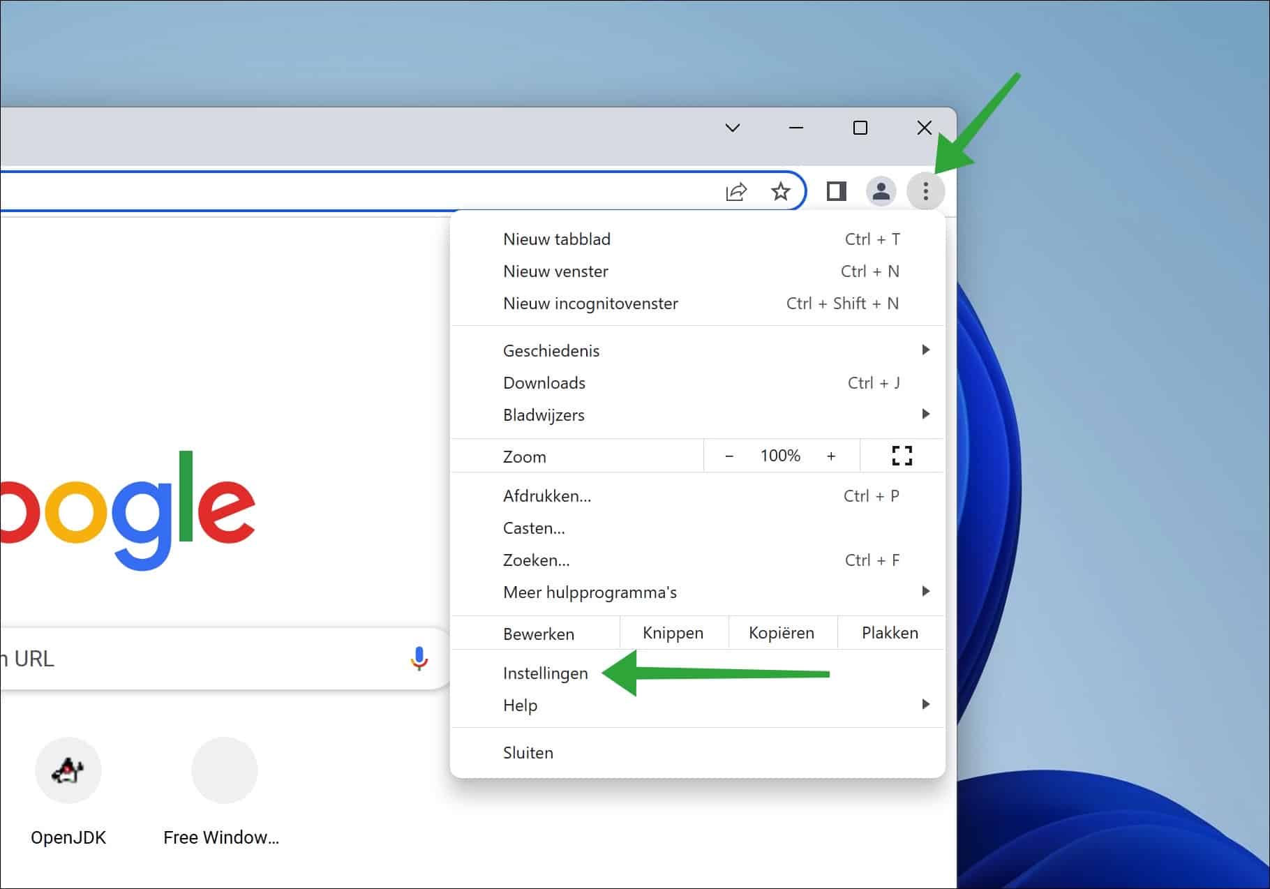 Geheugenbesparing inschakelen in Google Chrome