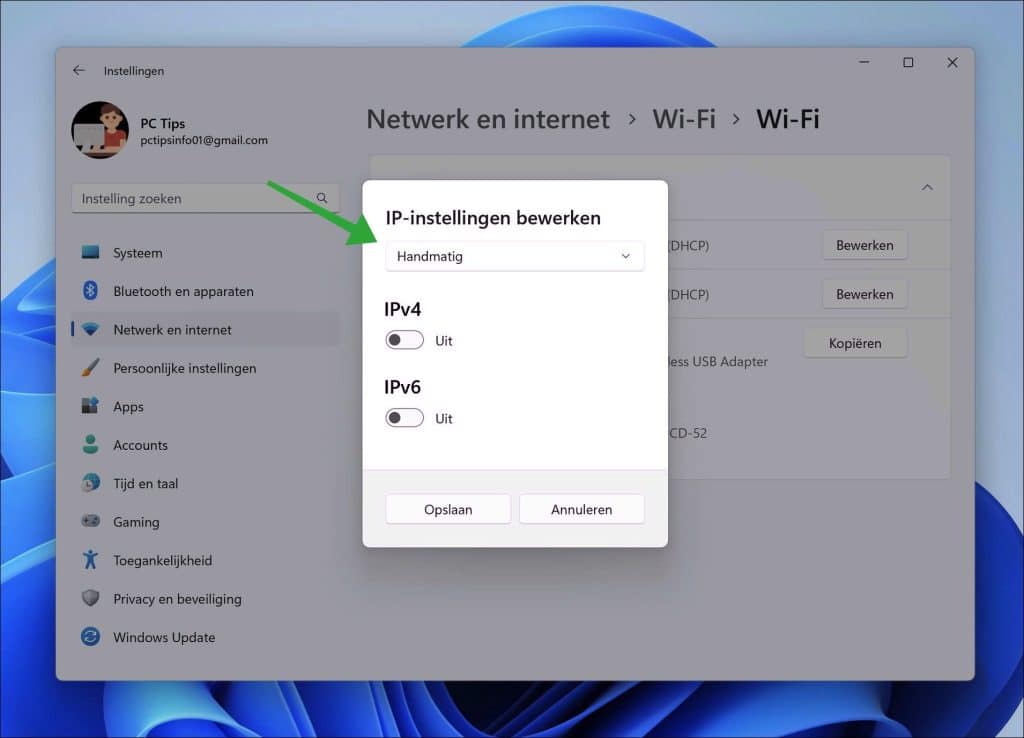 Vast IP-adres instellen in Windows 11 of 10? Dit is hoe!