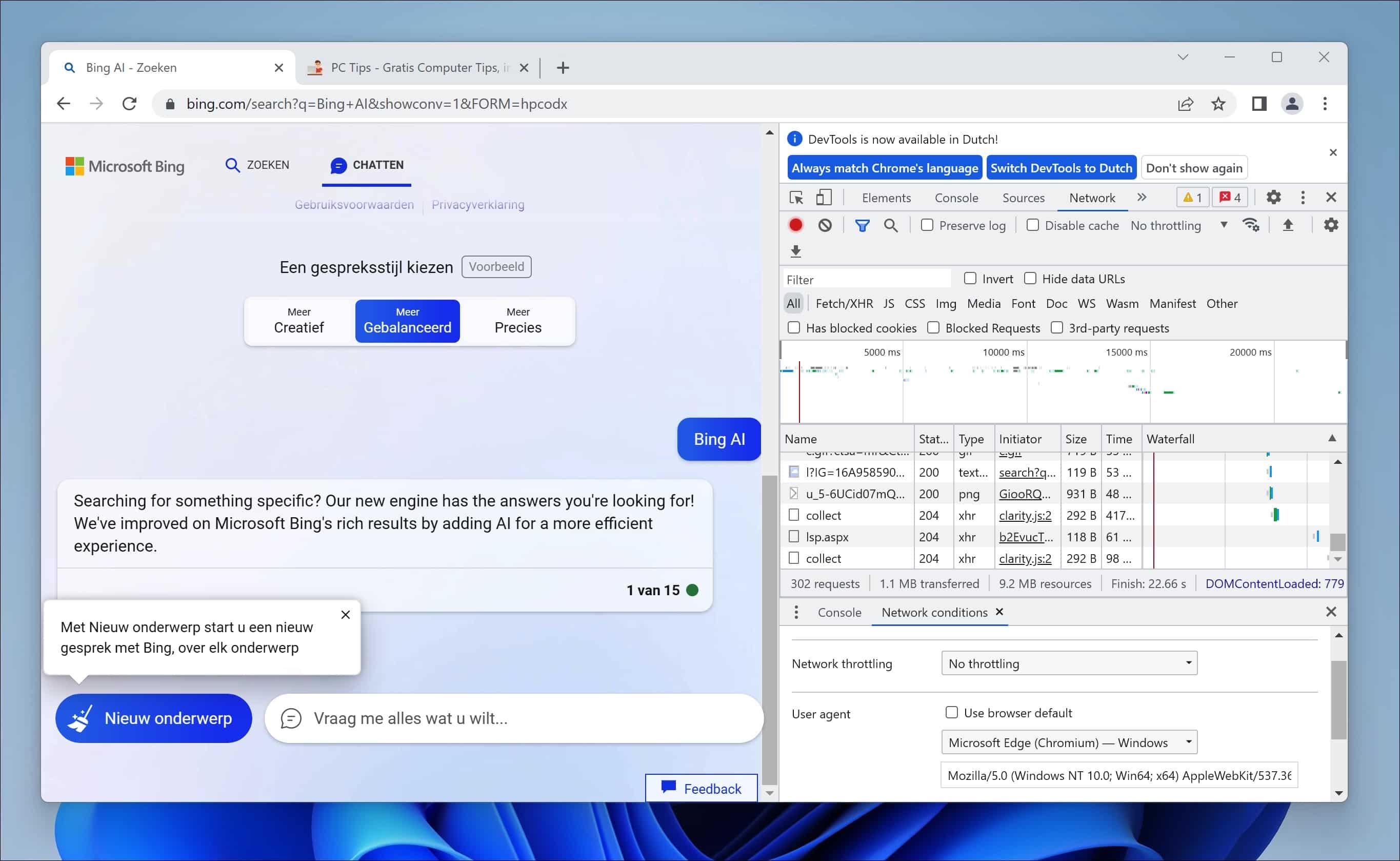 Bing Chat AI bot gebruiken in Google Chrome? Dit is hoe!