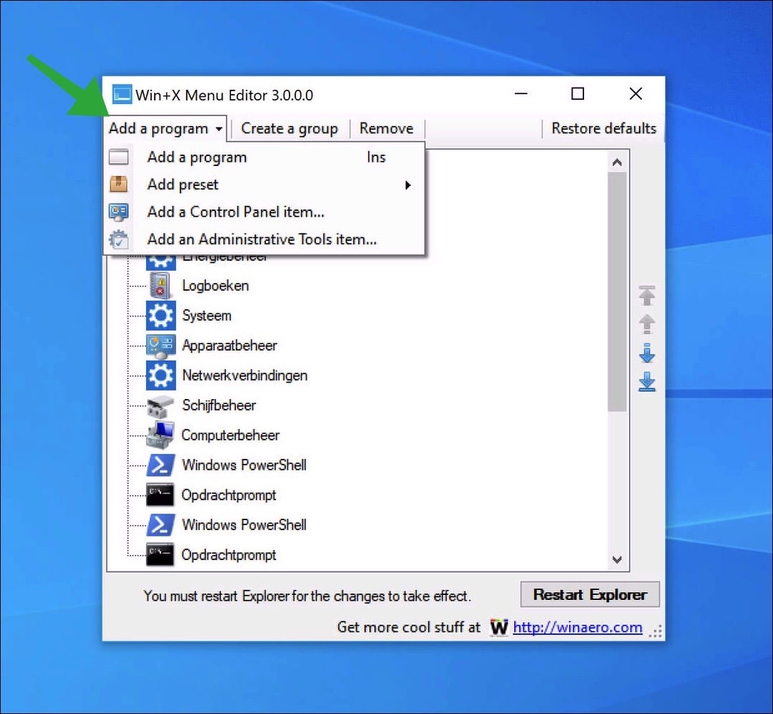 Het Win-X menu bewerken in Windows 10? Zo werkt het!