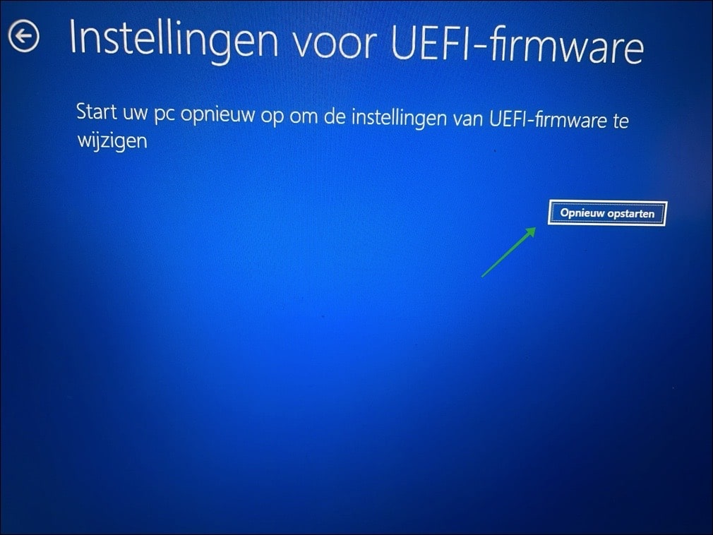 Opstartvolgorde aanpassen in Windows 11 of Windows 10