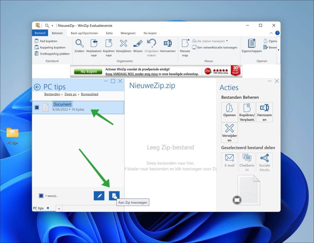 WinZip downloaden en gebruiken in Windows 11? Dit is hoe!