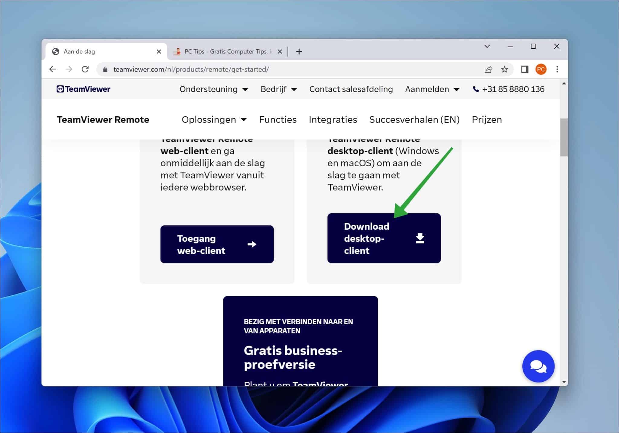 Teamviewer voor Windows 11 installeren en gebruiken