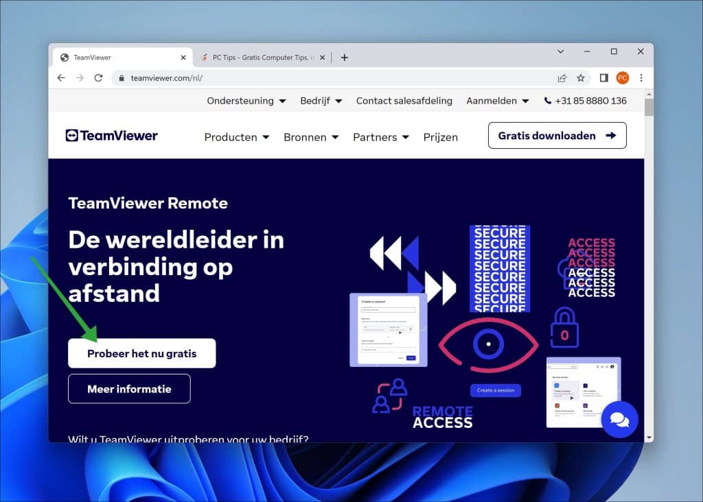 Teamviewer voor Windows 11 installeren en gebruiken
