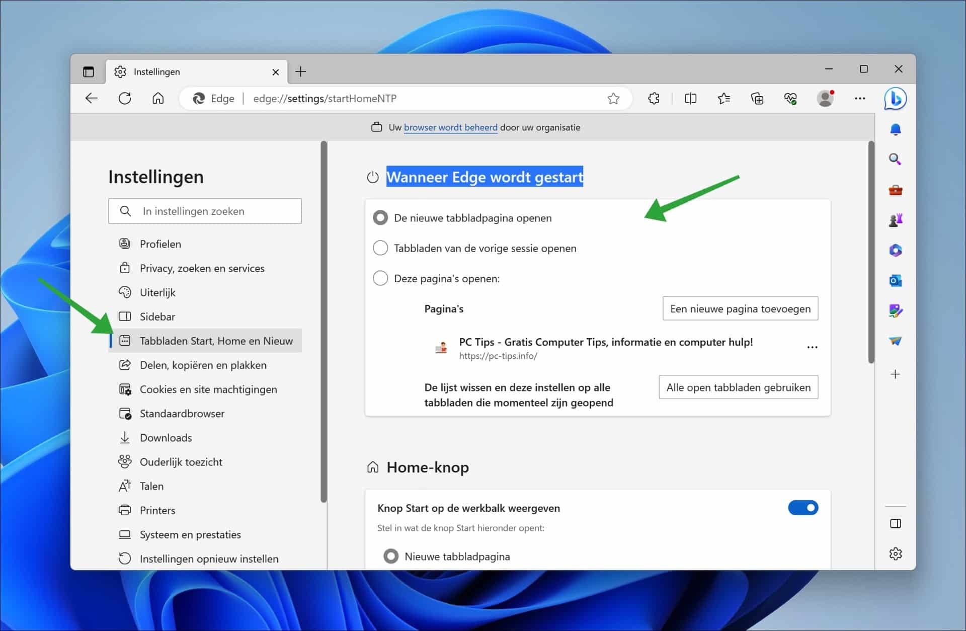 Startpagina wijzigen in Microsoft Edge? Zo werk het!