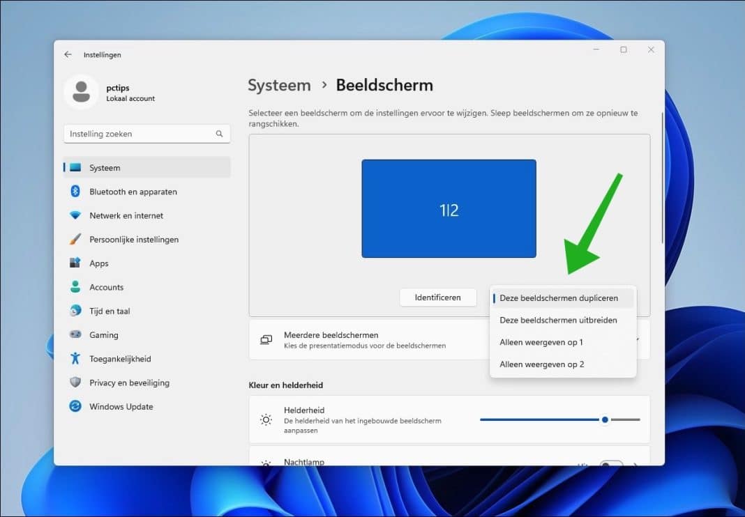 Windows 11/10 beeldscherm weergreven op Apple iPad