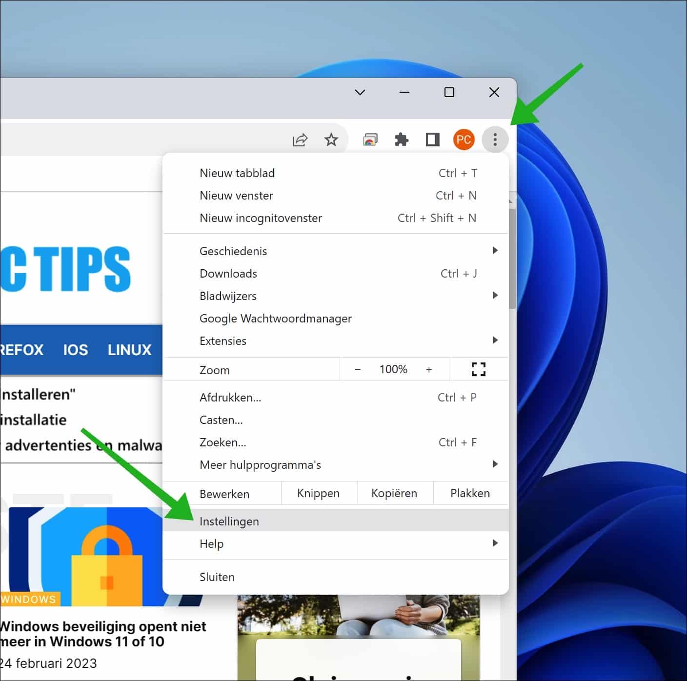 Advertentieprivacy instellingen verbeteren in Google Chrome