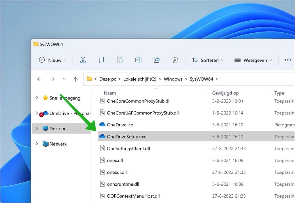 OneDrive opnieuw installeren in Windows 11 of 10