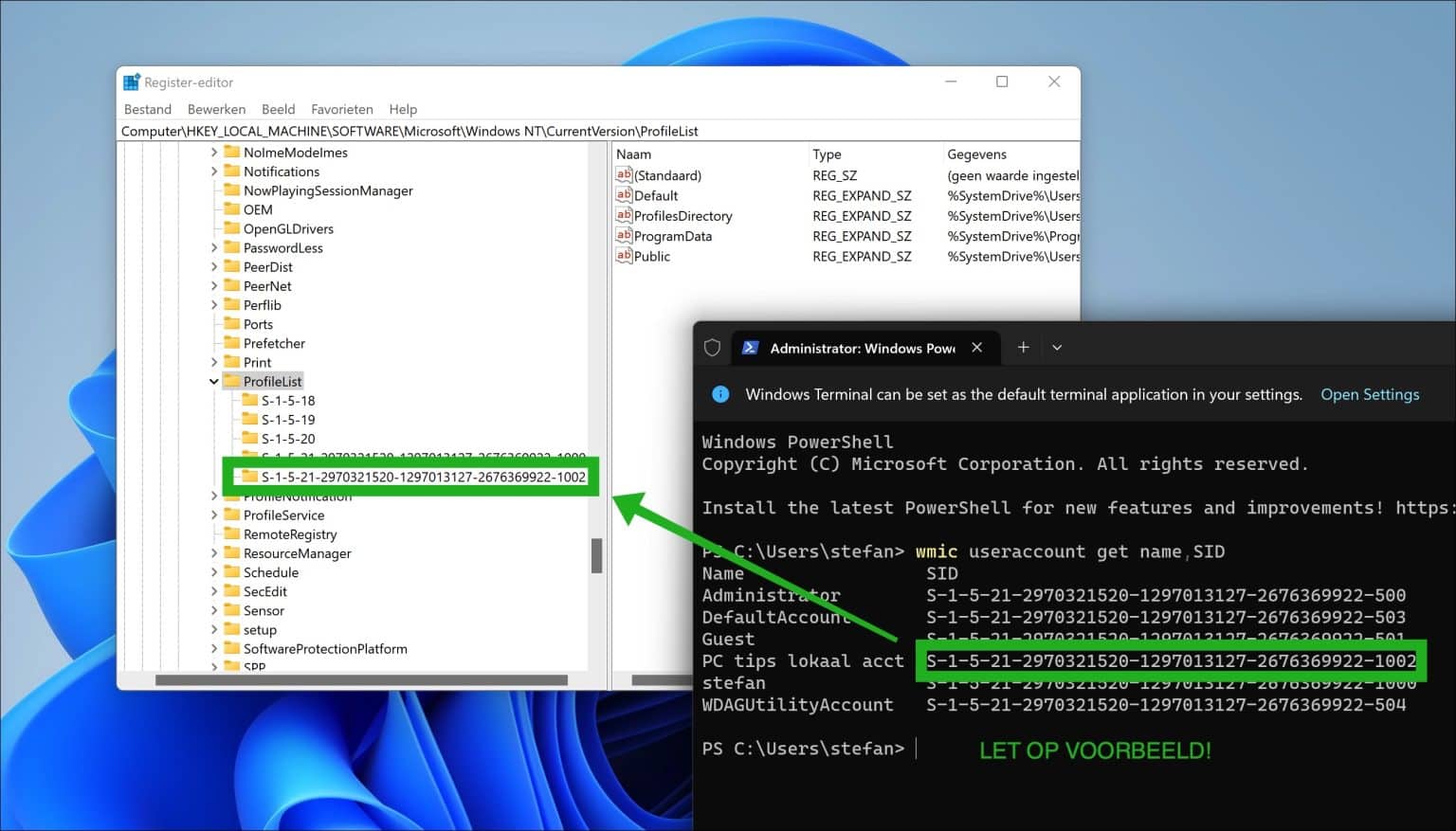 Gebruikersprofiel map naam wijzigen in Windows 11? Dit is hoe