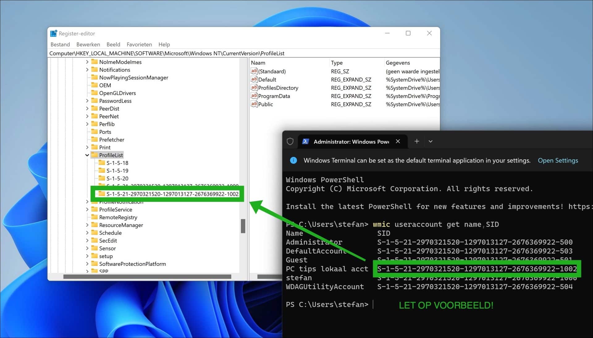 Gebruikersprofiel map naam wijzigen in Windows 11? Dit is hoe