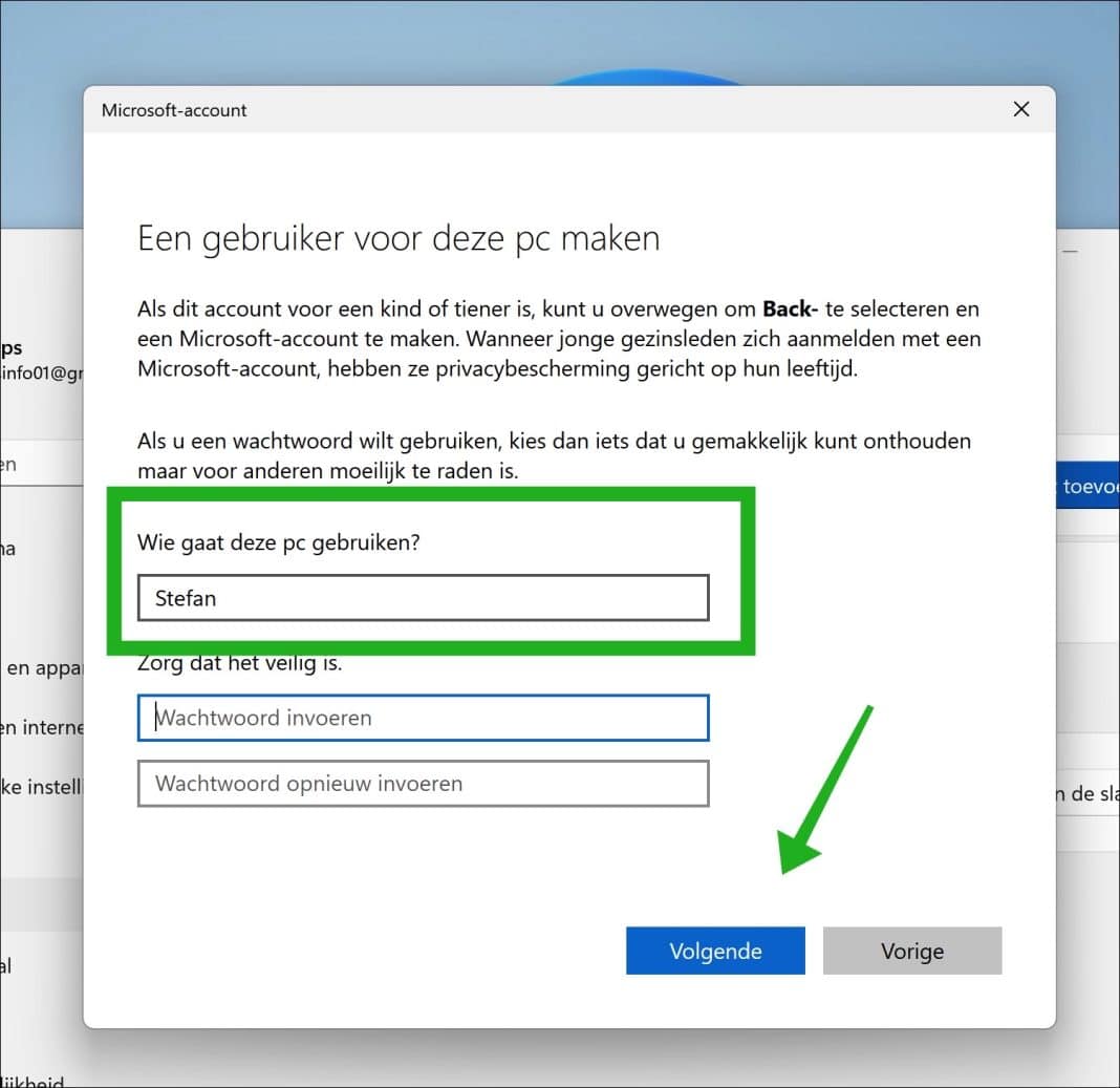 Gebruikersaccount aanmaken zonder wachtwoord in Windows 11/10