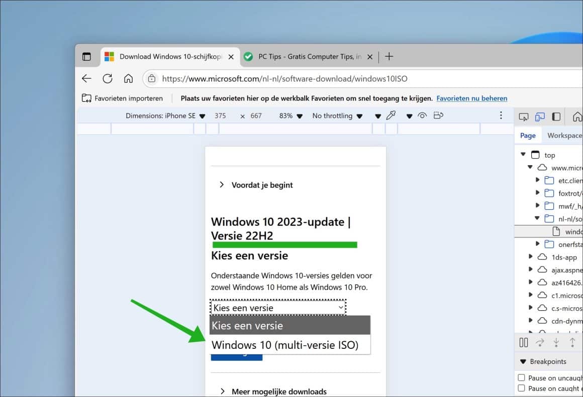 Windows 10 download ISO bestand (Officieel ISO bestand)