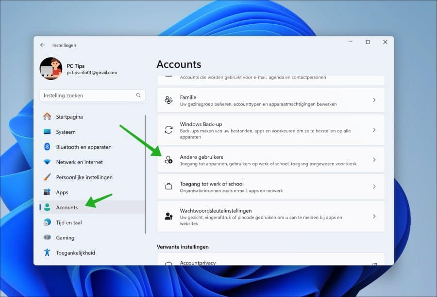 Gebruikersaccount aanmaken zonder wachtwoord in Windows 11/10