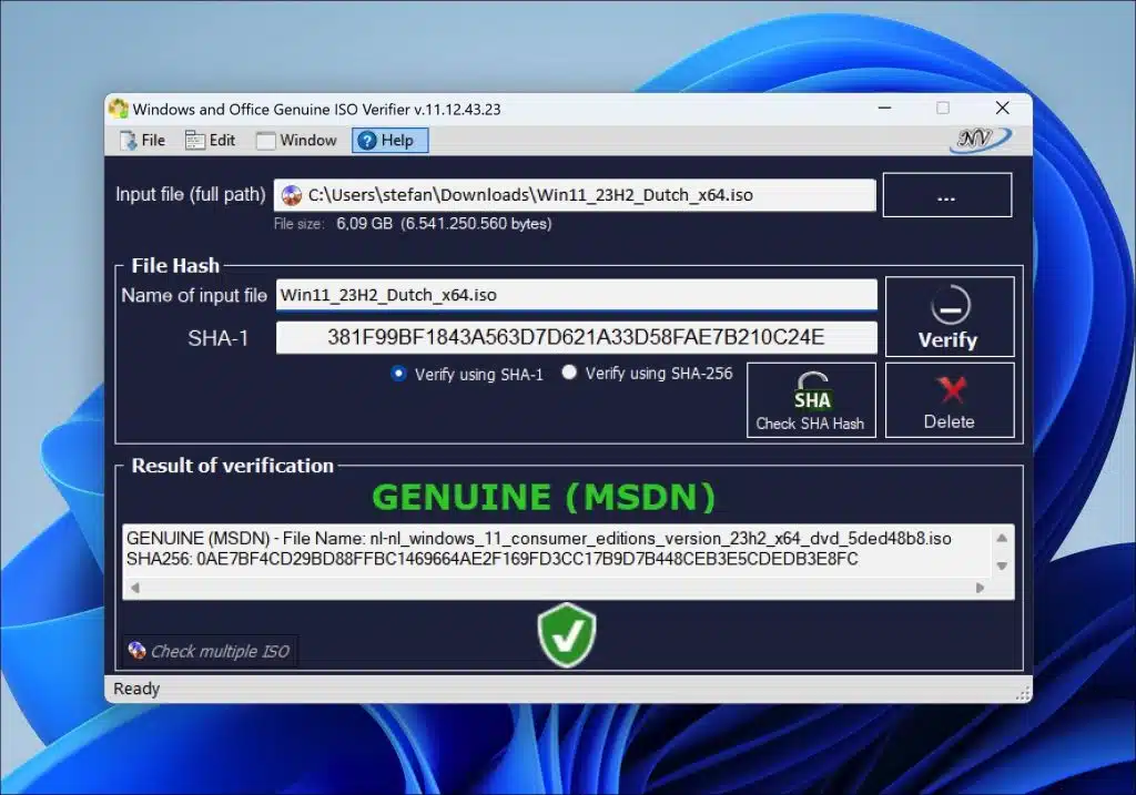 Hoe weet ik zeker of ik een officiele Windows ISO gebruik?
