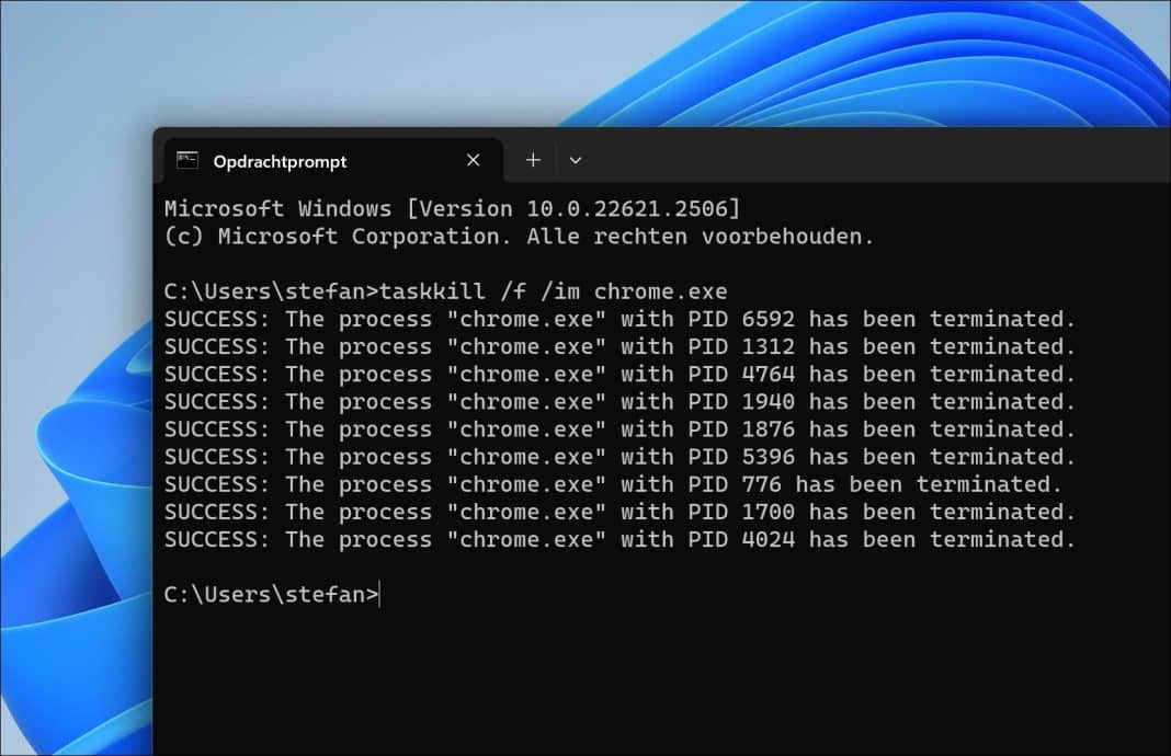 10 Handige Opdrachtprompt commando's die iedereen moet weten