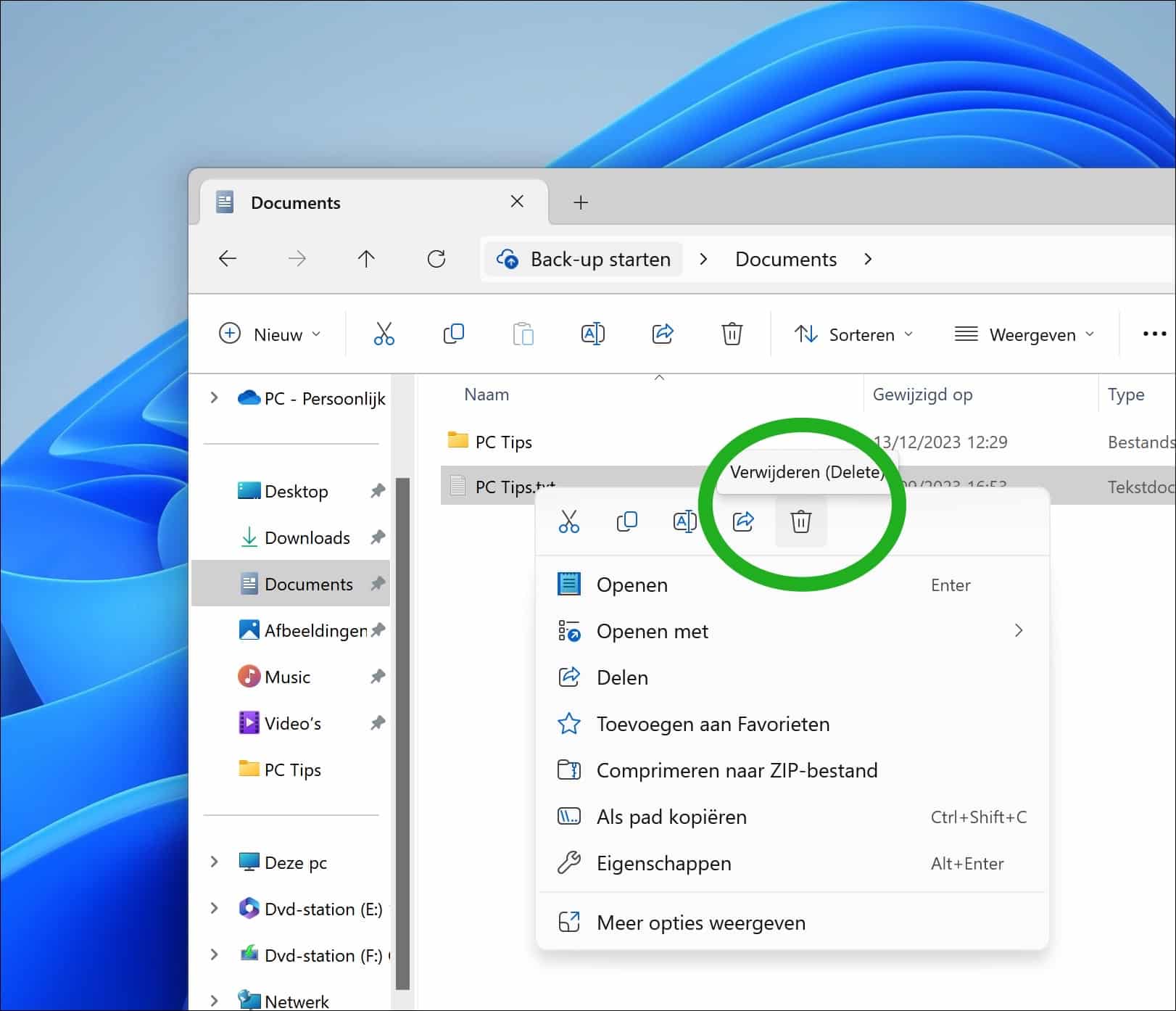 5 manieren om bestanden te verwijderen in Windows 11