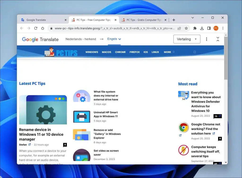 Alle tekst, spraak en meer vertalen met Google Translate