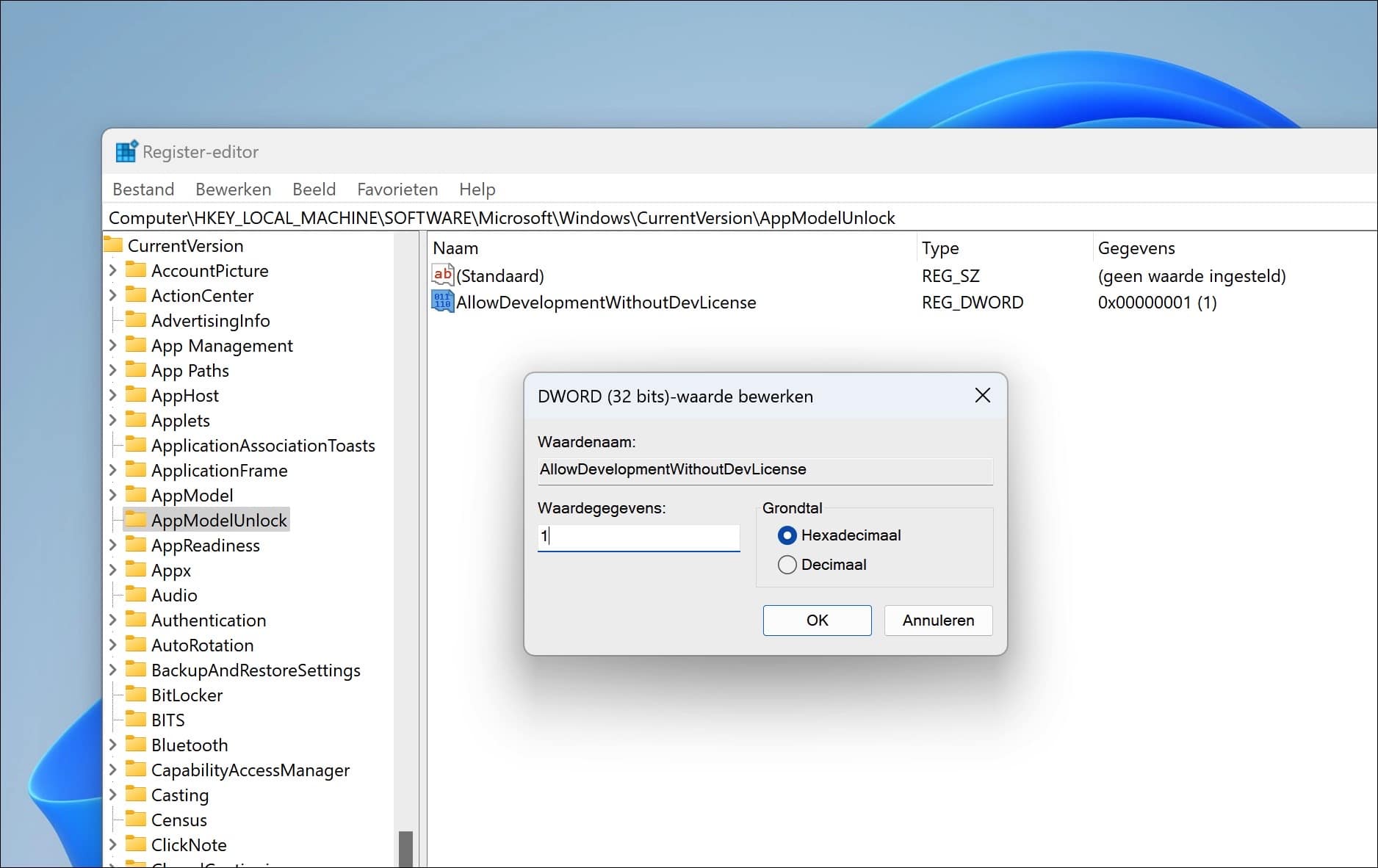 Ontwikkelaarsmodus inschakelen in Windows 11 op 3 manieren