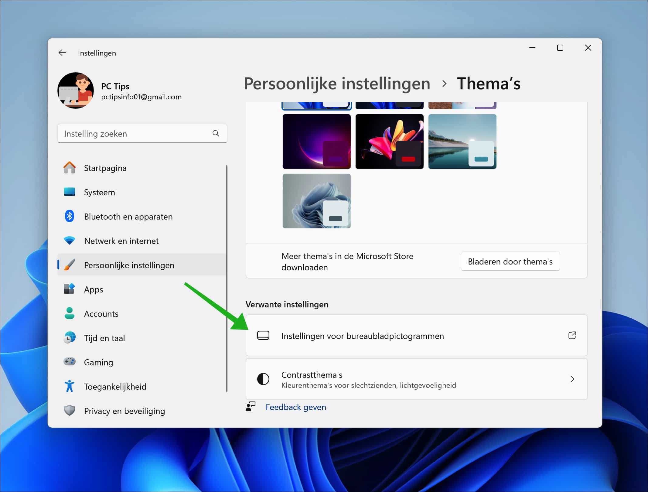 Prullenbak verwijderen van het bureaublad in Windows 11