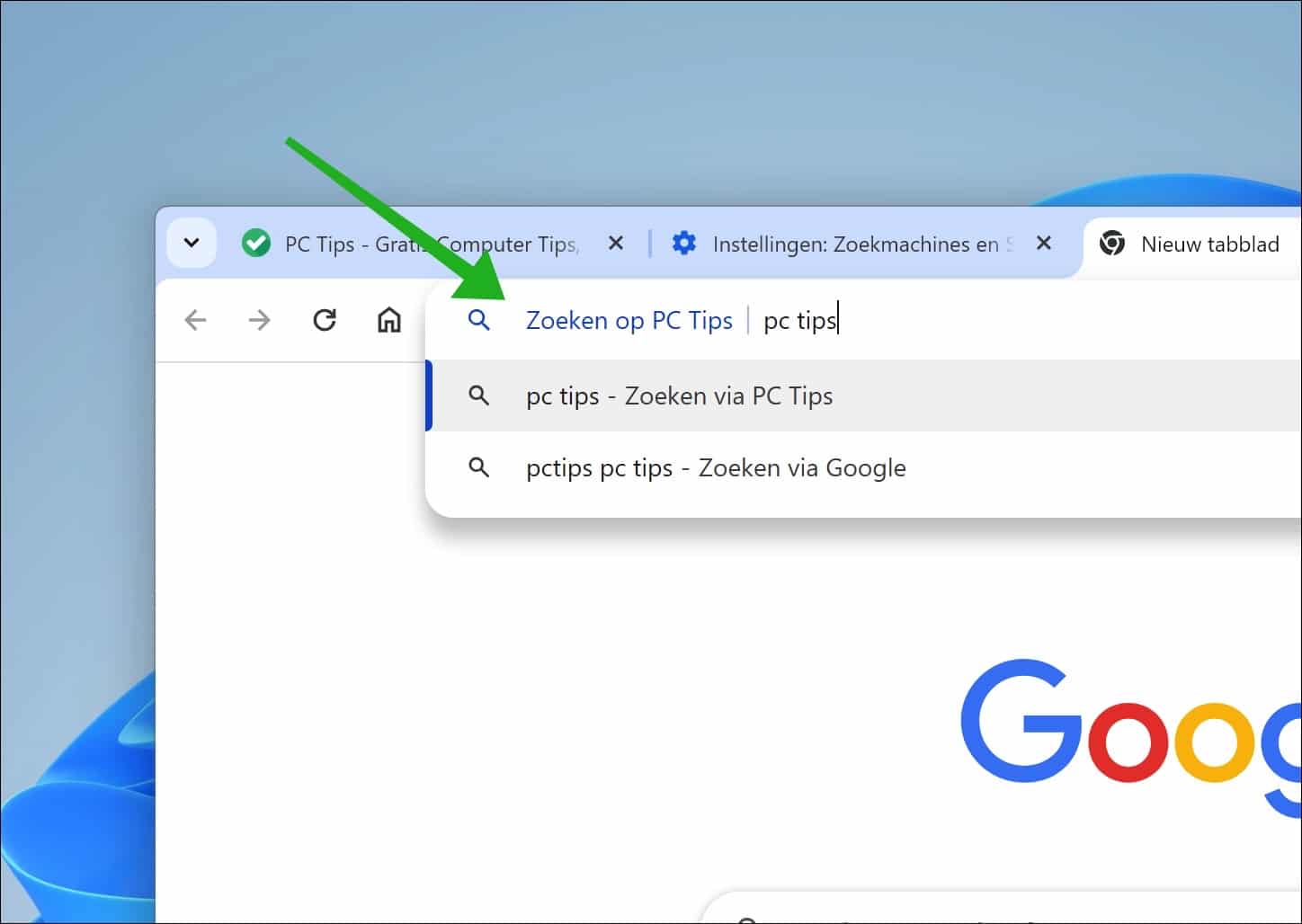 Aangepaste zoekmachine toevoegen in Google Chrome (Gids)