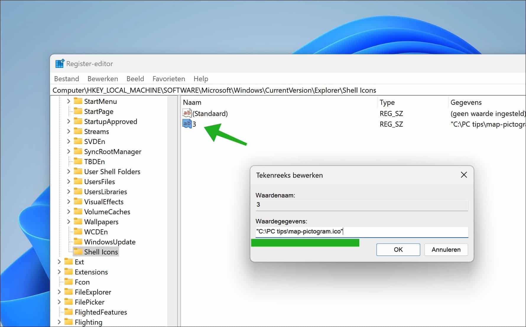 Map pictogram wijzigen in Windows 11 & 10 - PC Tips