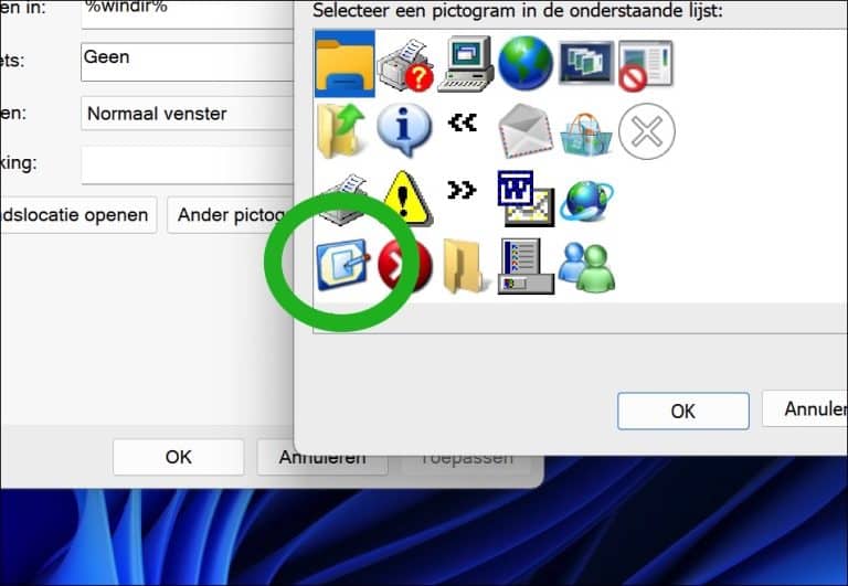 Snelkoppeling naar bureaublad plaatsen op taakbalk in Windows 11 of 10