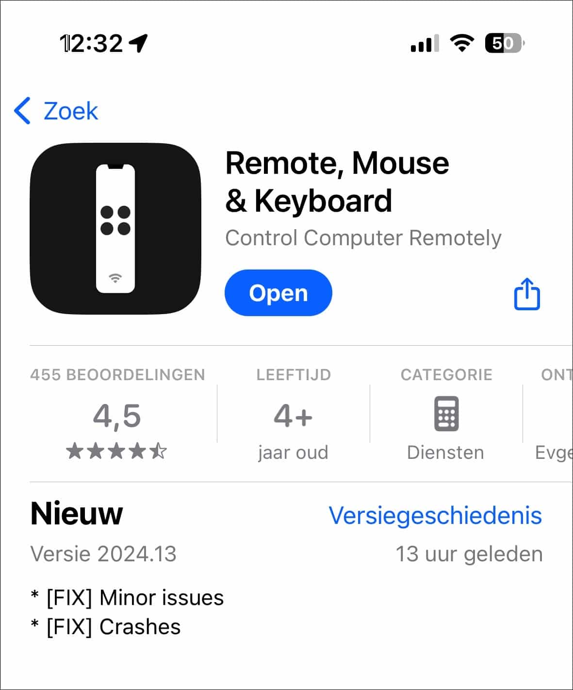 Gebruik telefoon als muis en toetsenbord om computer te bedienen