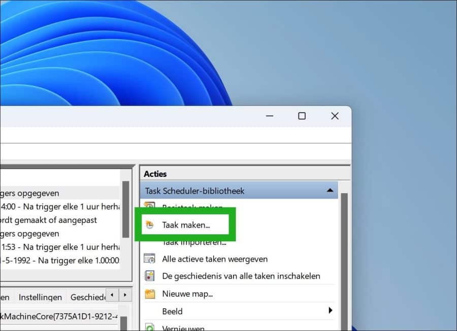 Computer automatisch afsluiten in Windows 11