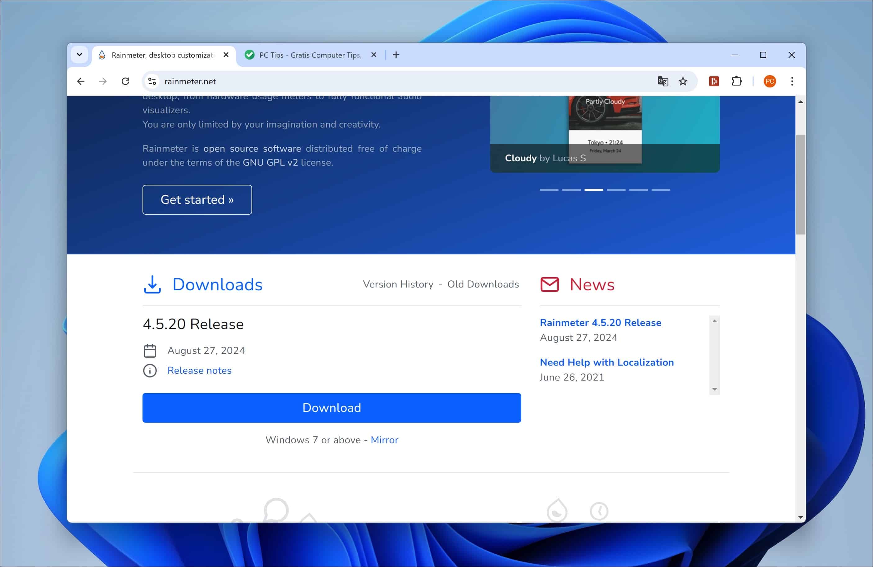 Klokwidget toevoegen aan Windows 11 bureaublad - PC Tips