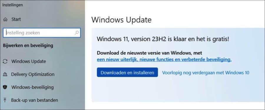 Windows 10 gratis upgraden naar Windows 11 (Complete gids)