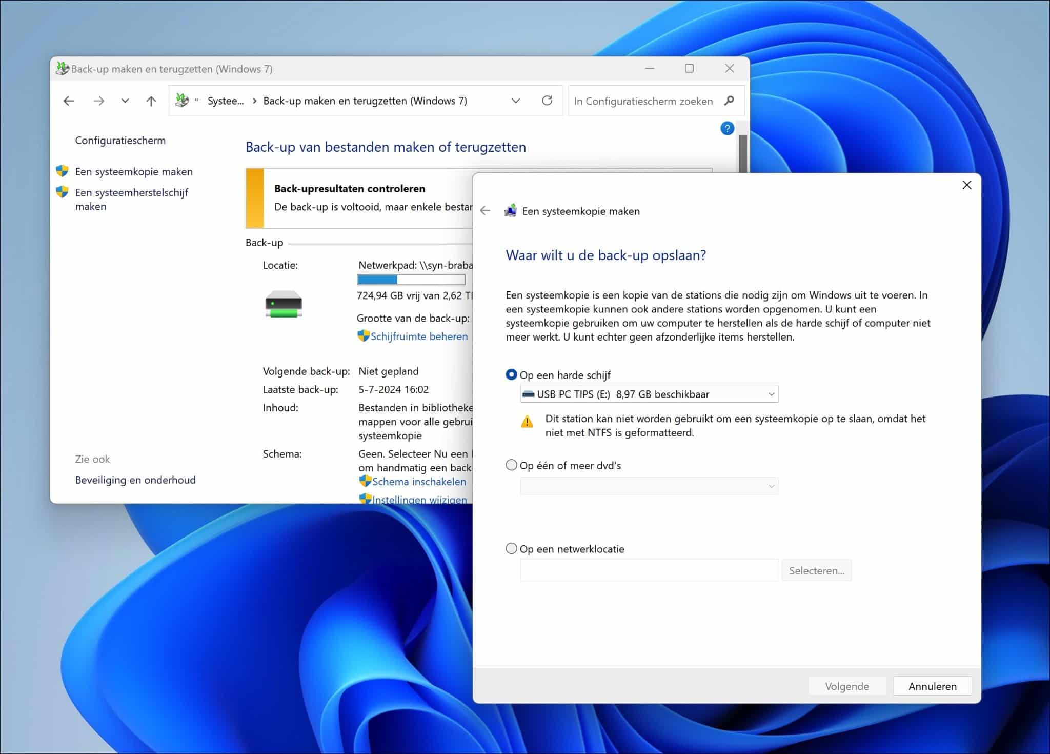 Lokale back-up maken in Windows 11 - Stap voor stap gids