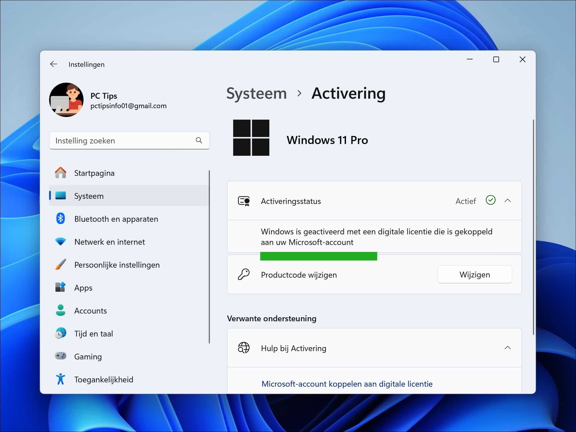 Waar vind ik mijn Windows licentiesleutel?
