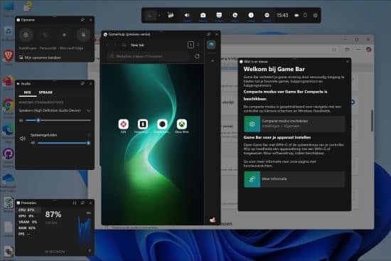 Microsoft Edge Game Assistant installeren en functies