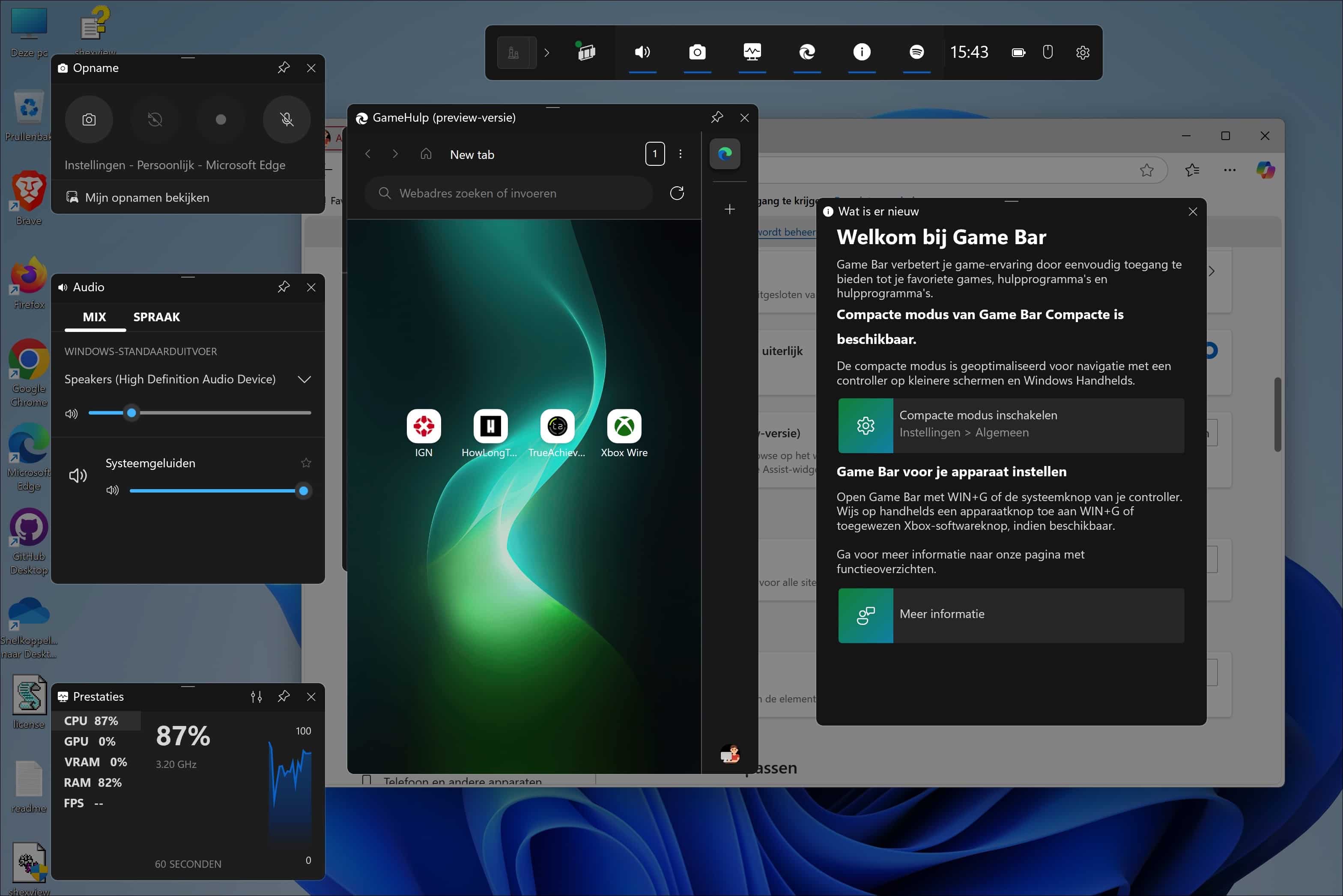 Microsoft Edge Game Assistant installeren en functies