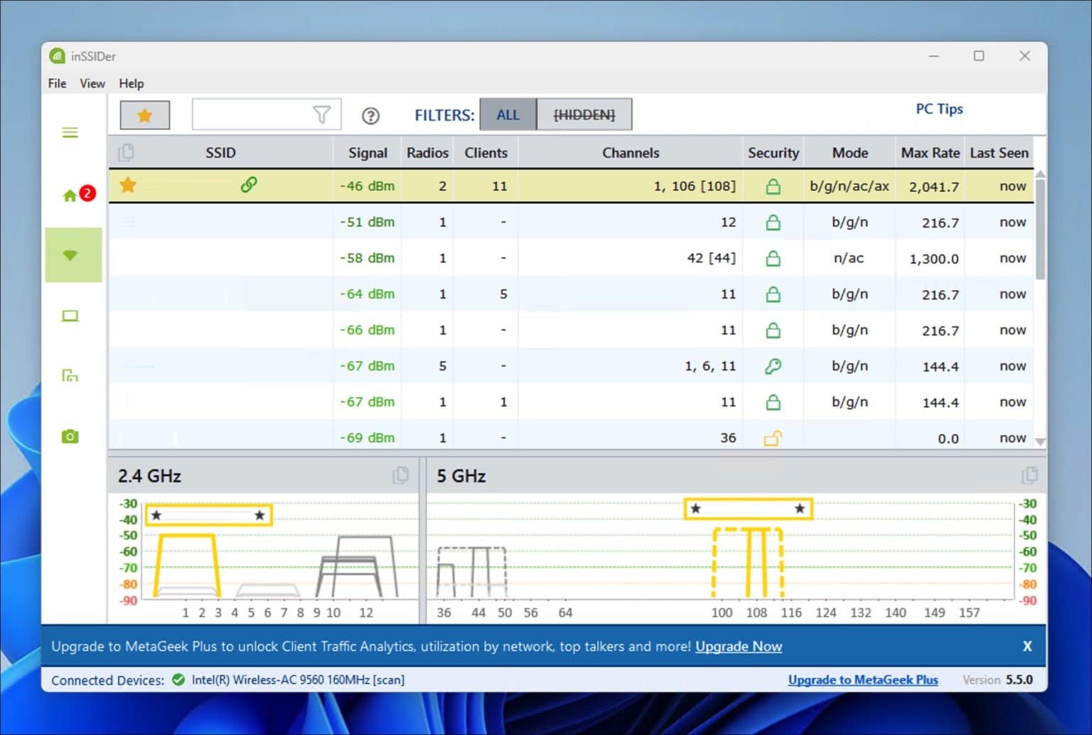 10 handige Wifi analysetools voor Windows