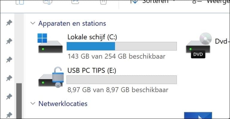 Schijf beveiligen met wachtwoord