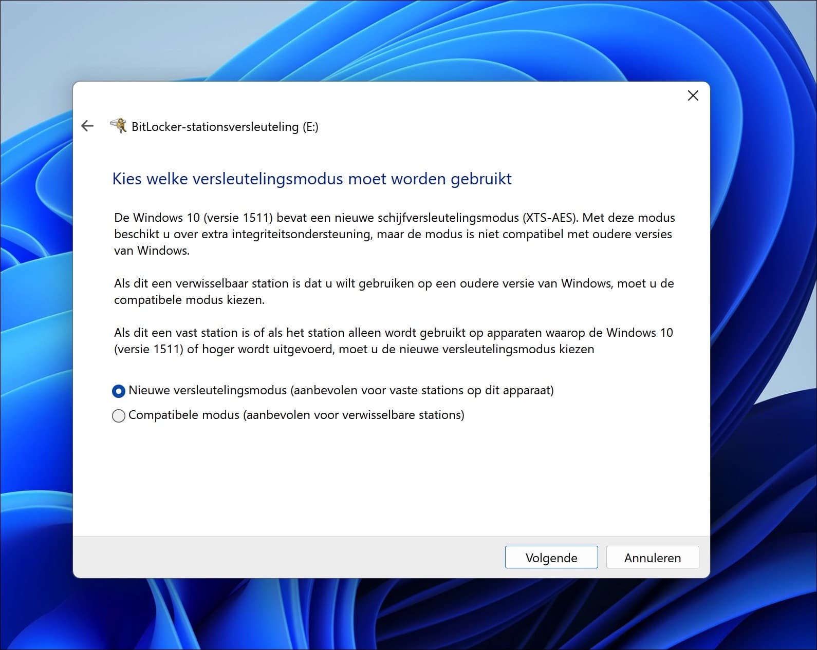 Schijf beveiligen met wachtwoord