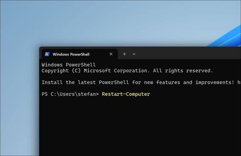 Windows 11 opnieuw opstarten (10 verschillende manieren)