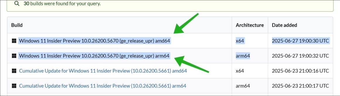 Download Windows 11 25H2 Insider Preview via UUP Dump