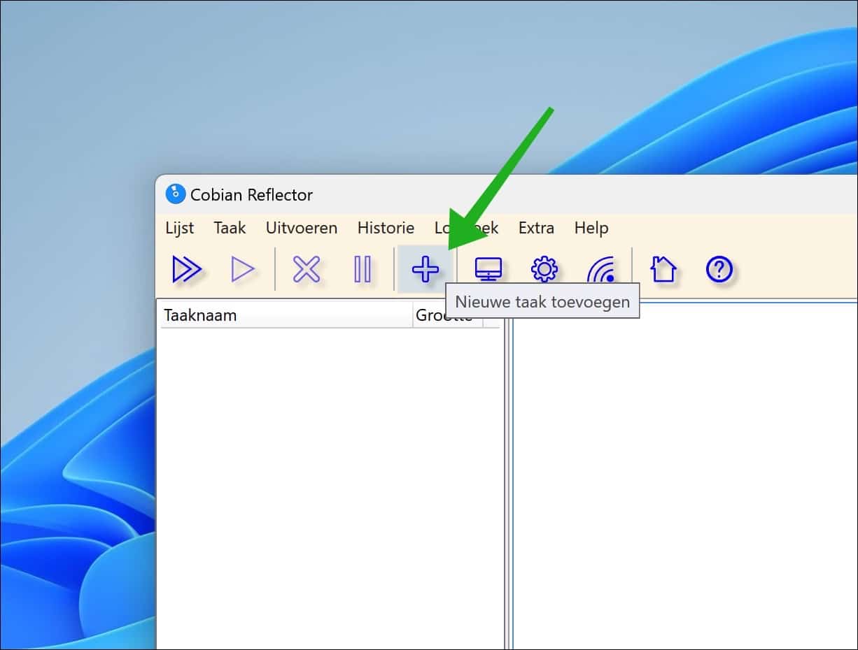 Gratis back-up maken met Cobian Reflector
