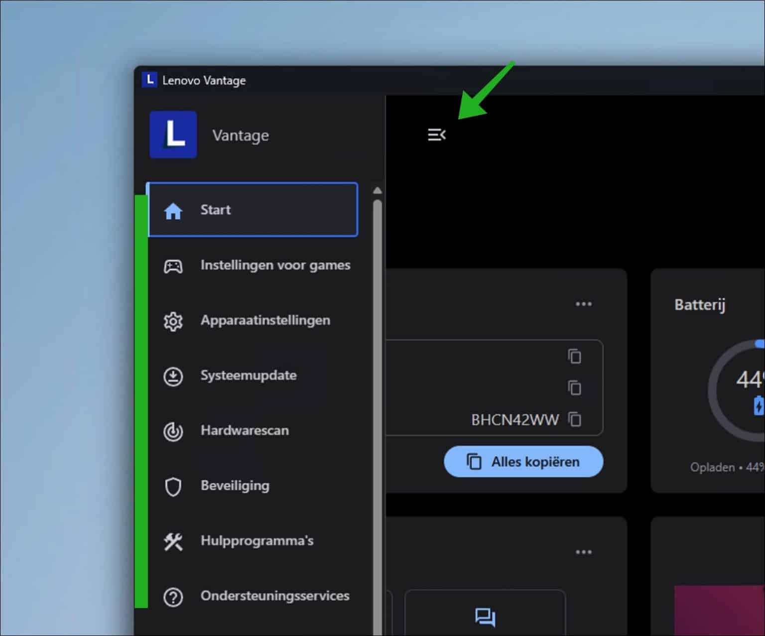 Lenovo Vantage gebruiken op uw Lenovo laptop