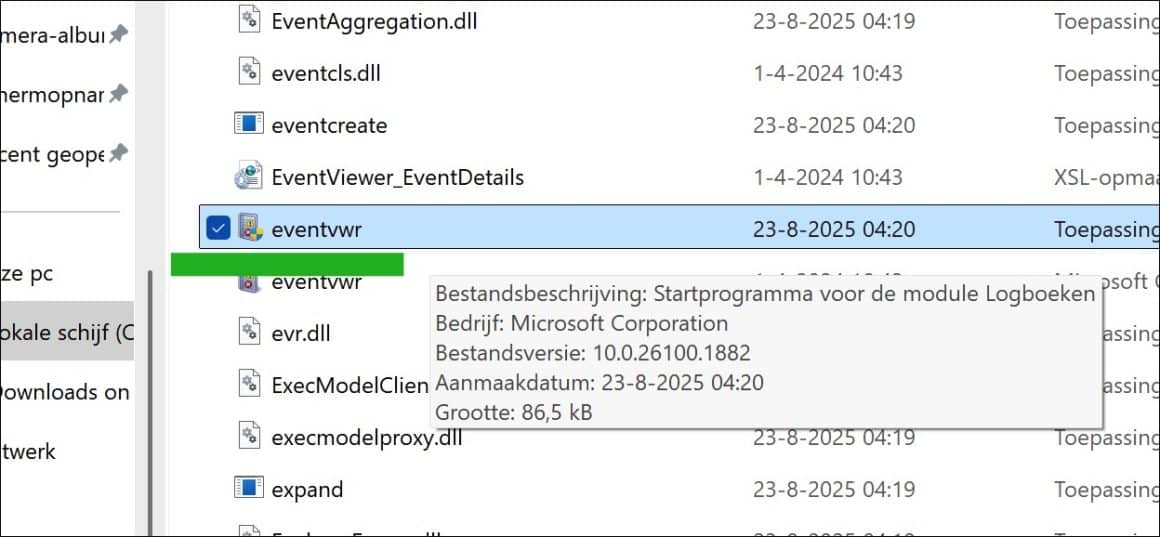 Event Viewer openen in Windows 11 of 10 - PC Tips
