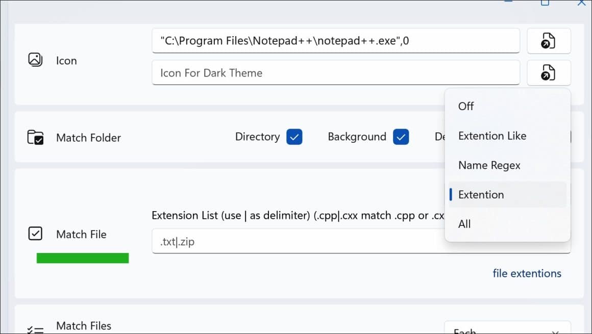 Rechtermuisknopmenu aanpassen in Windows 11 met Custom Context Menu