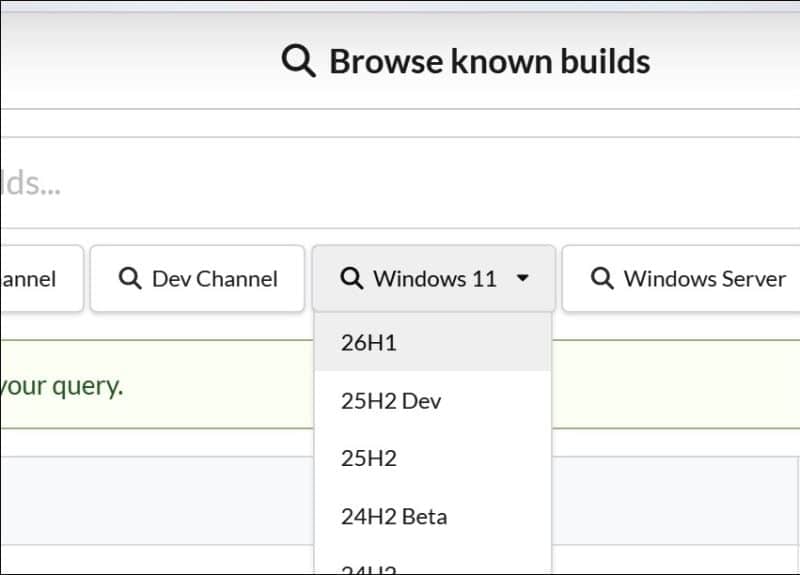 Download Windows 11 26H1 Insider Preview via UUP Dump