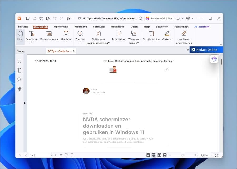 5 volledig gratis PDF-readers voor Windows - PC Tips